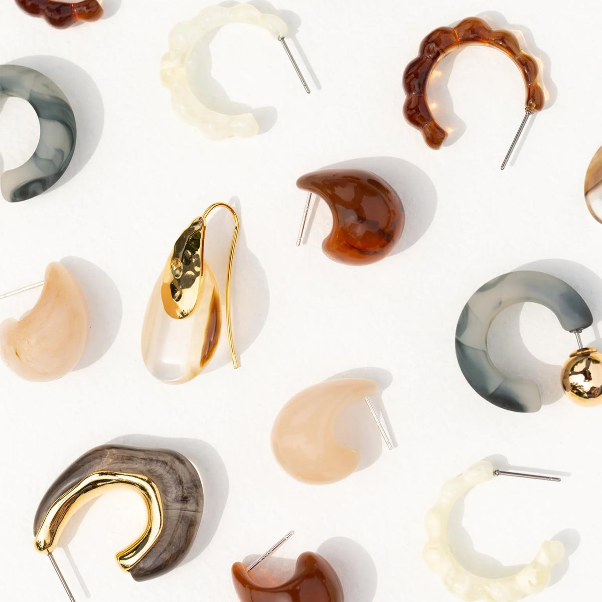 Yuna Earrings summer acrylic jewelry – Bearfruit Jewelry